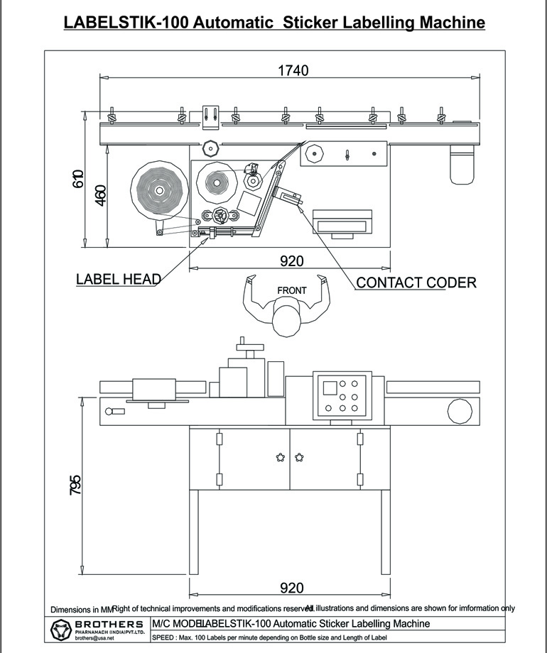 LABELSTIK 100 - Automatic Sticker Labelling Machine